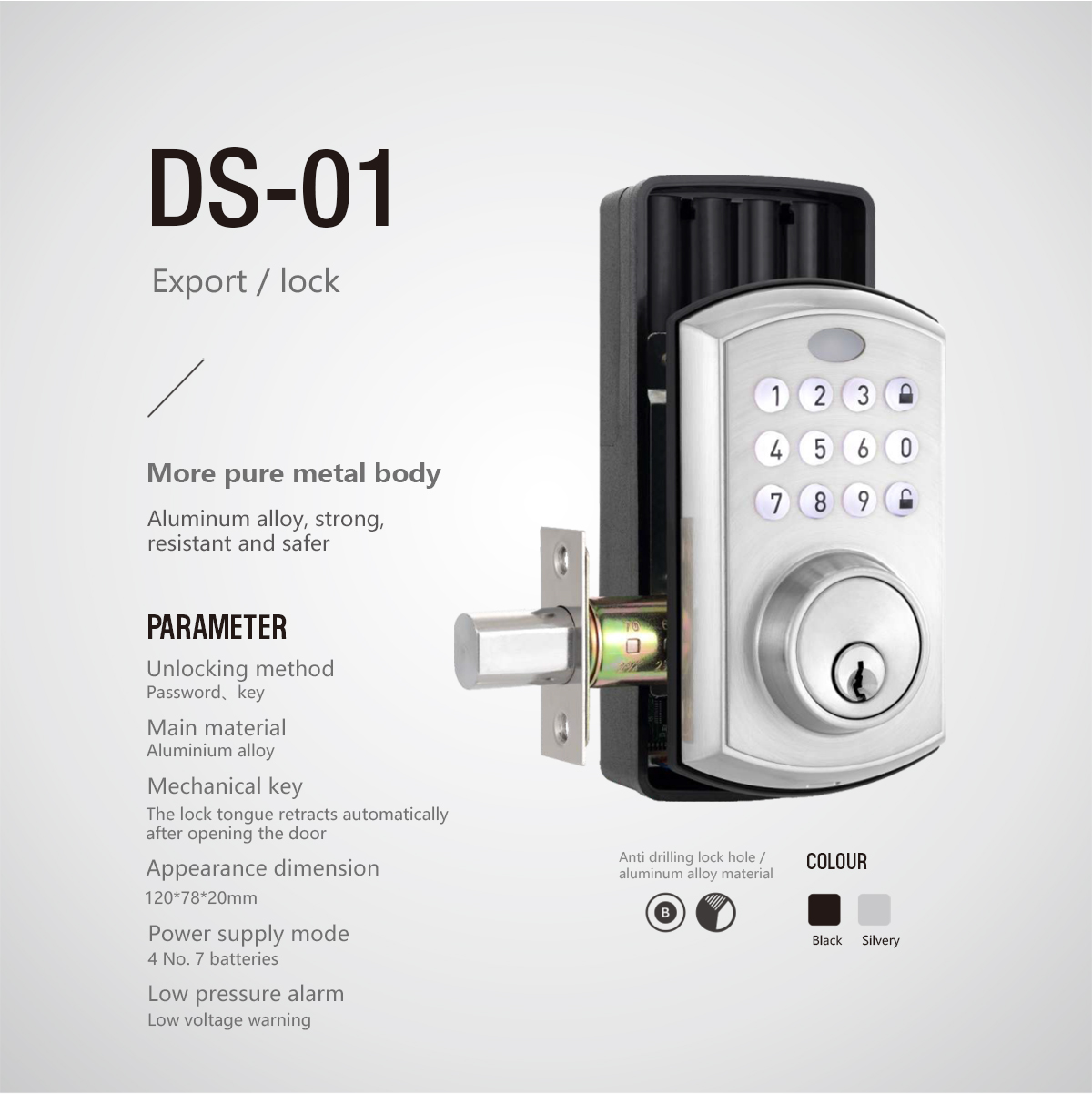 DS-01 Intelligent door lock-Intelligent door lock-Zhongshan Yuefeng Maishi Manufacturing Co ...